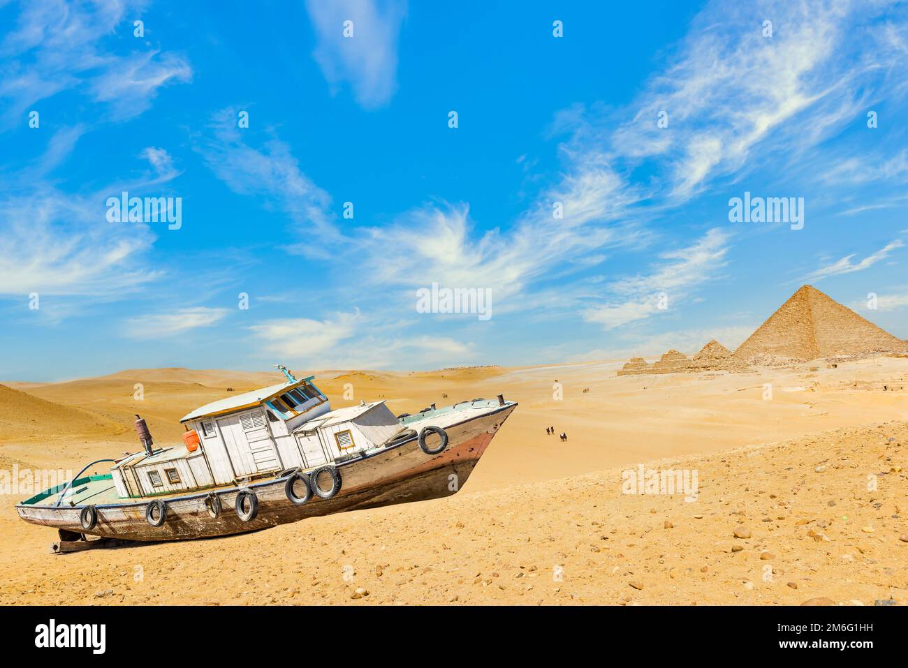 Ship in desert Stock Photo - Alamy