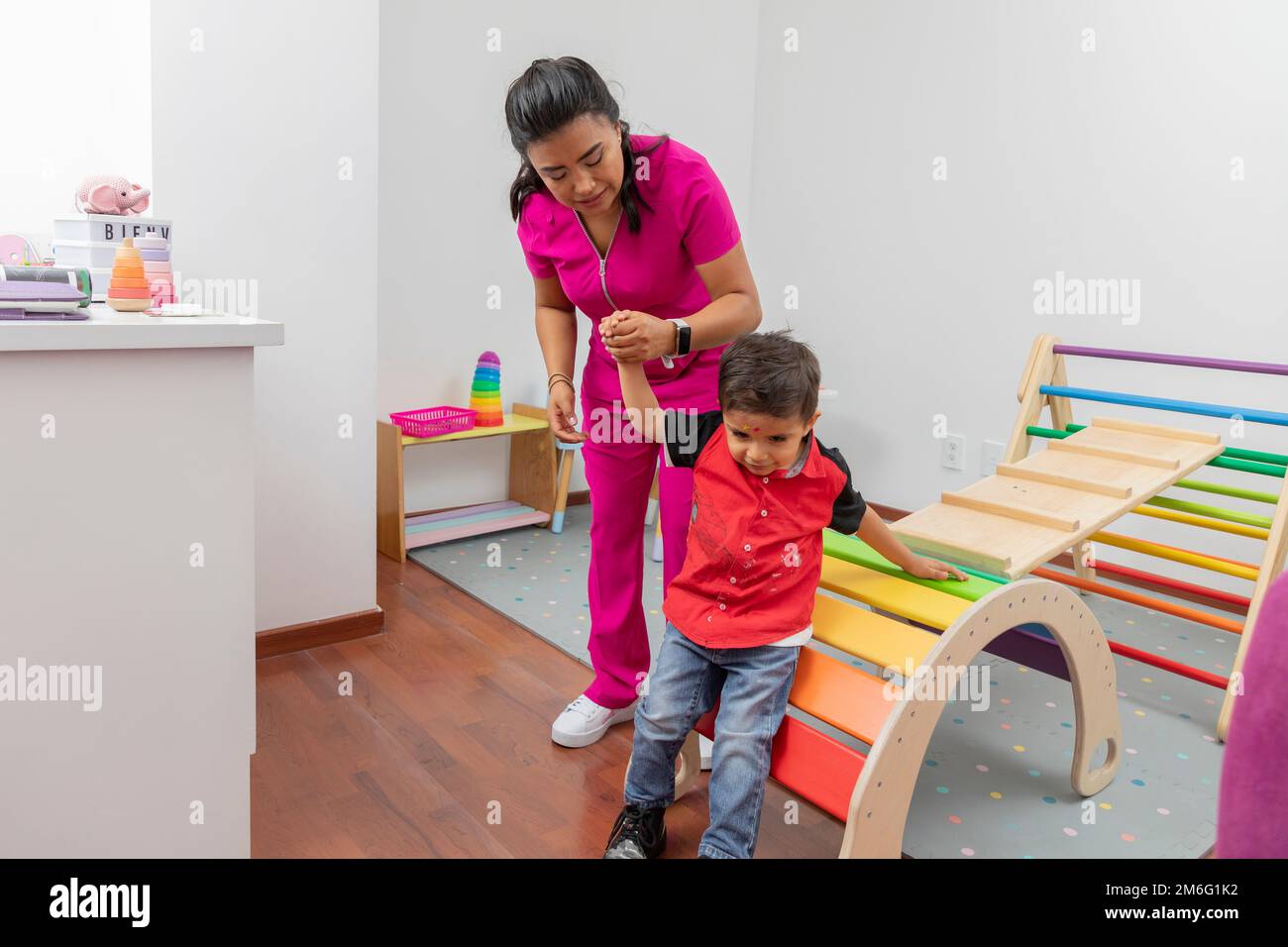 Doctor children game kindergarten hi-res stock photography and images ...