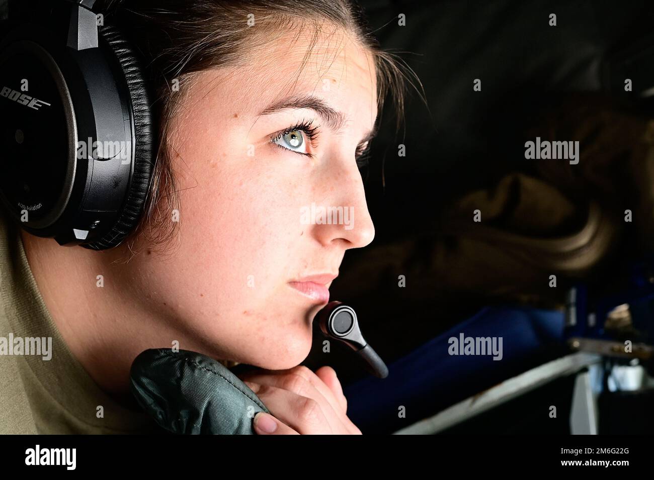 U.S. Air Force Airman 1st Class Trinity Gonzales, KC-135 Stratotanker ...