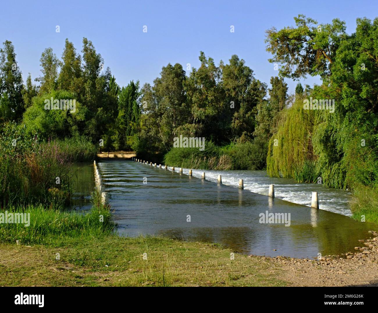 River swimming pool at Guardiana in Entrerrios, Extremadura - Spain ...