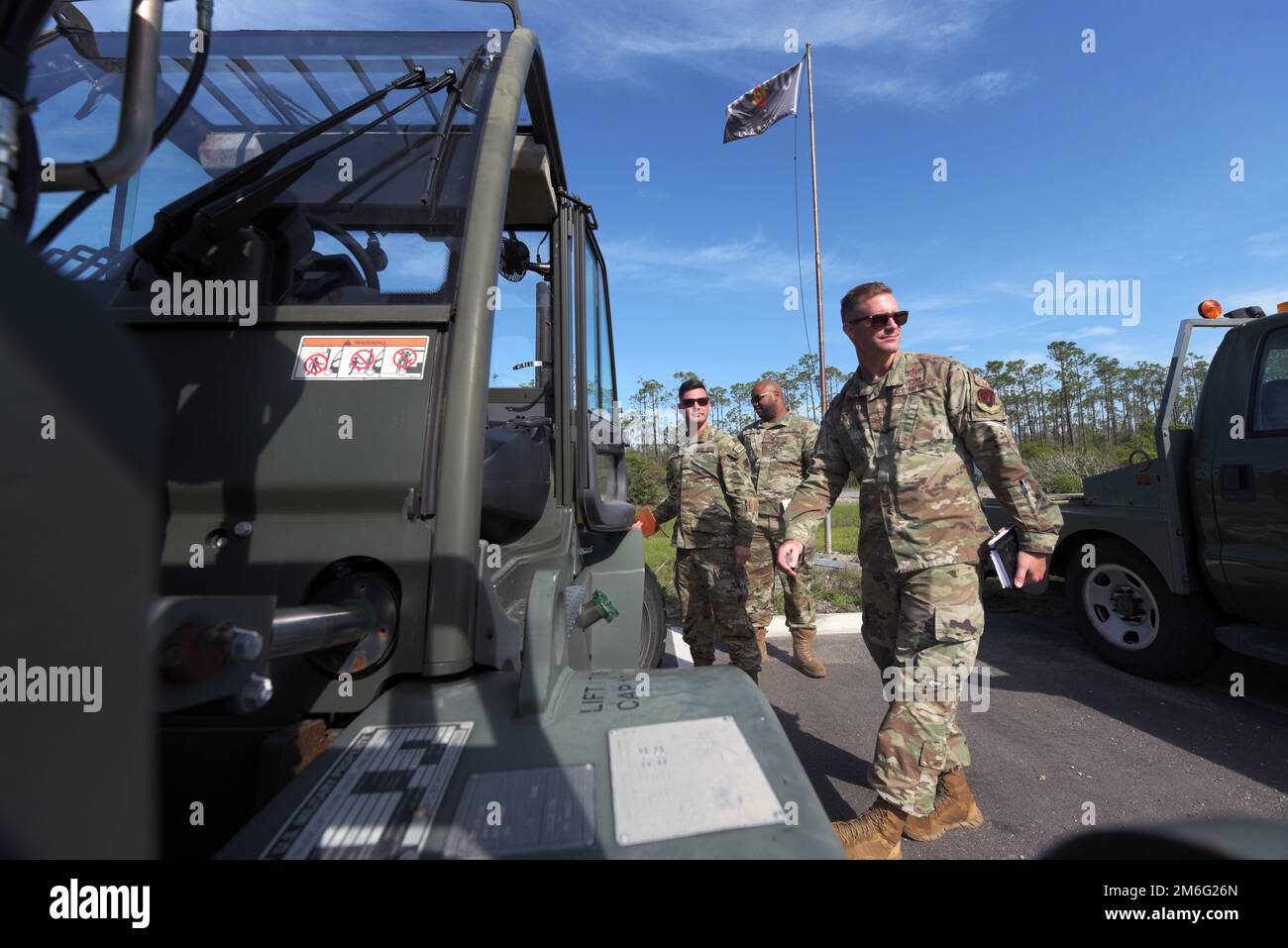 From left, U.S. Air Force Staff Sgt. Noah Most, 325th Munitions ...