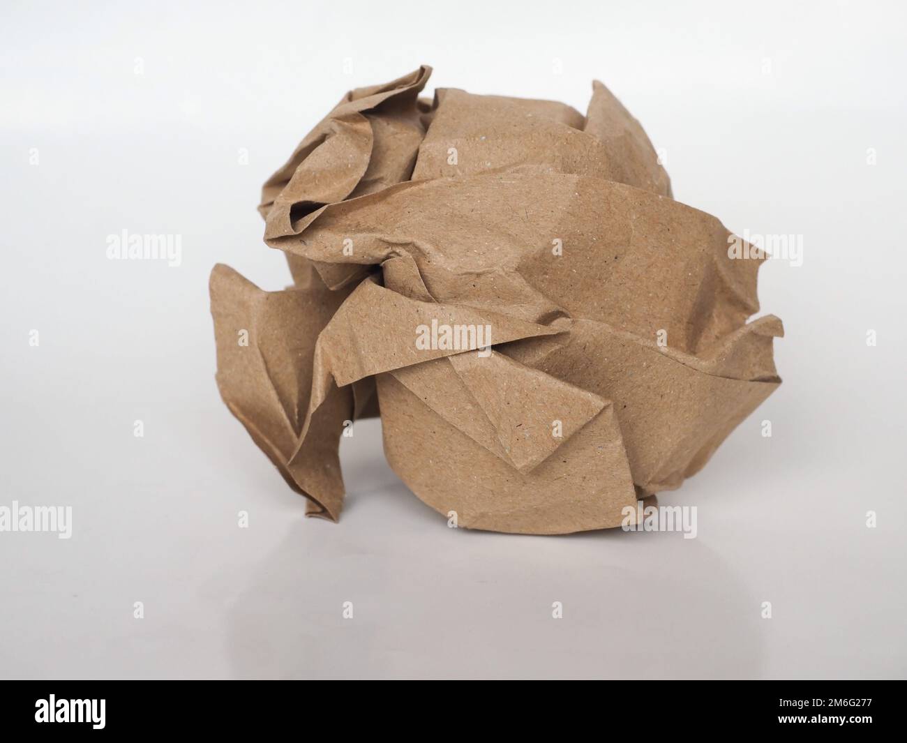 Crumpled paper ball Stock Photo - Alamy