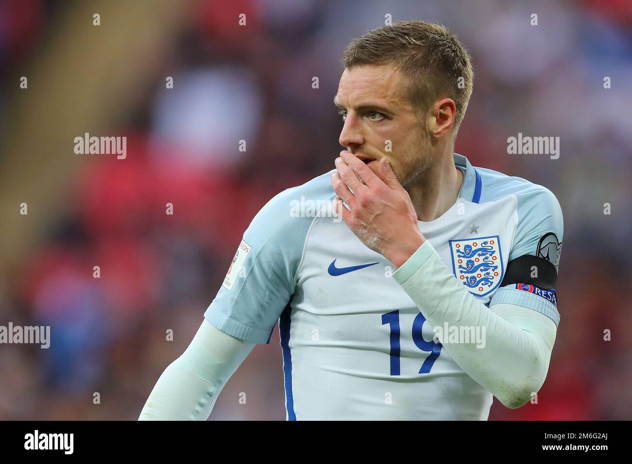 Jamie Vardy of England - England v Lithuania, FIFA 2018 World Cup ...