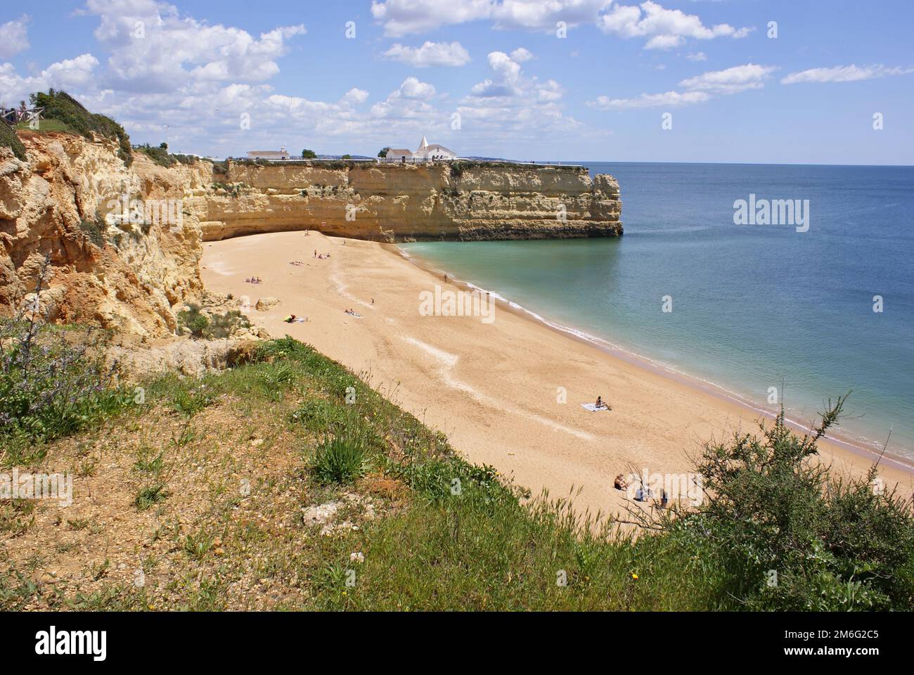 Romantic bay at Senhora da Rocha, Algarve - Portugal Stock Photo - Alamy