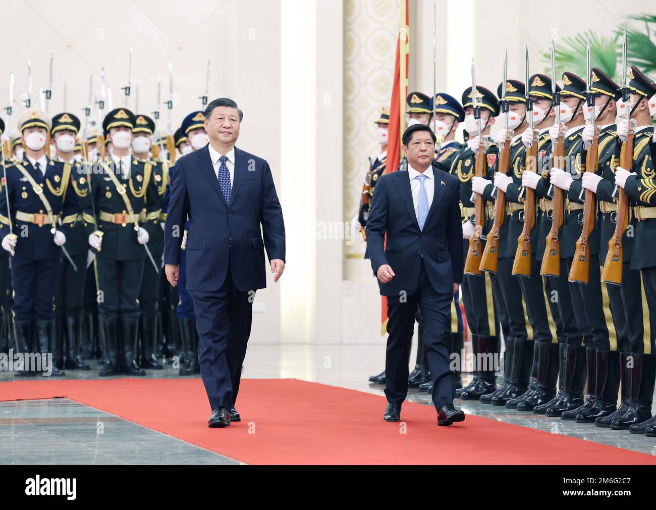 Beijing, China. 4th Jan, 2023. Chinese President Xi Jinping holds a ...