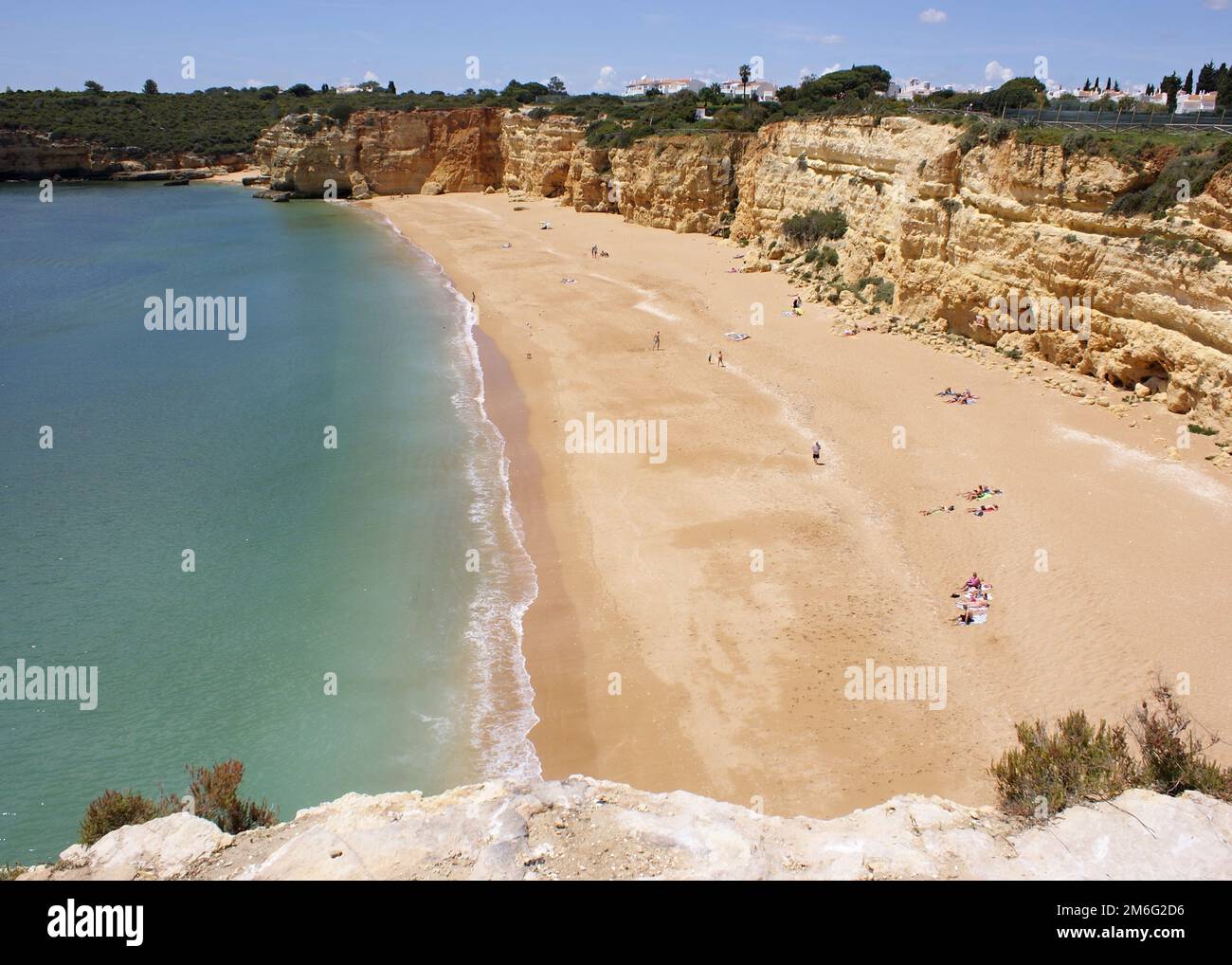 Romantic bay at Senhora da Rocha, Algarve - Portugal Stock Photo - Alamy