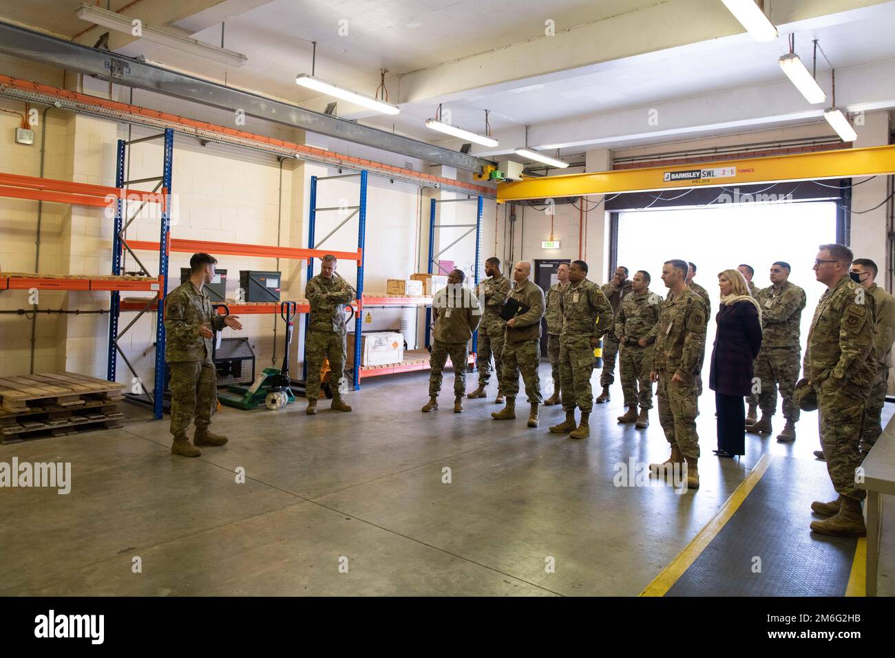 U.S. Air Force Senior Airman Nicholas Risley, left, 420th Munitions ...