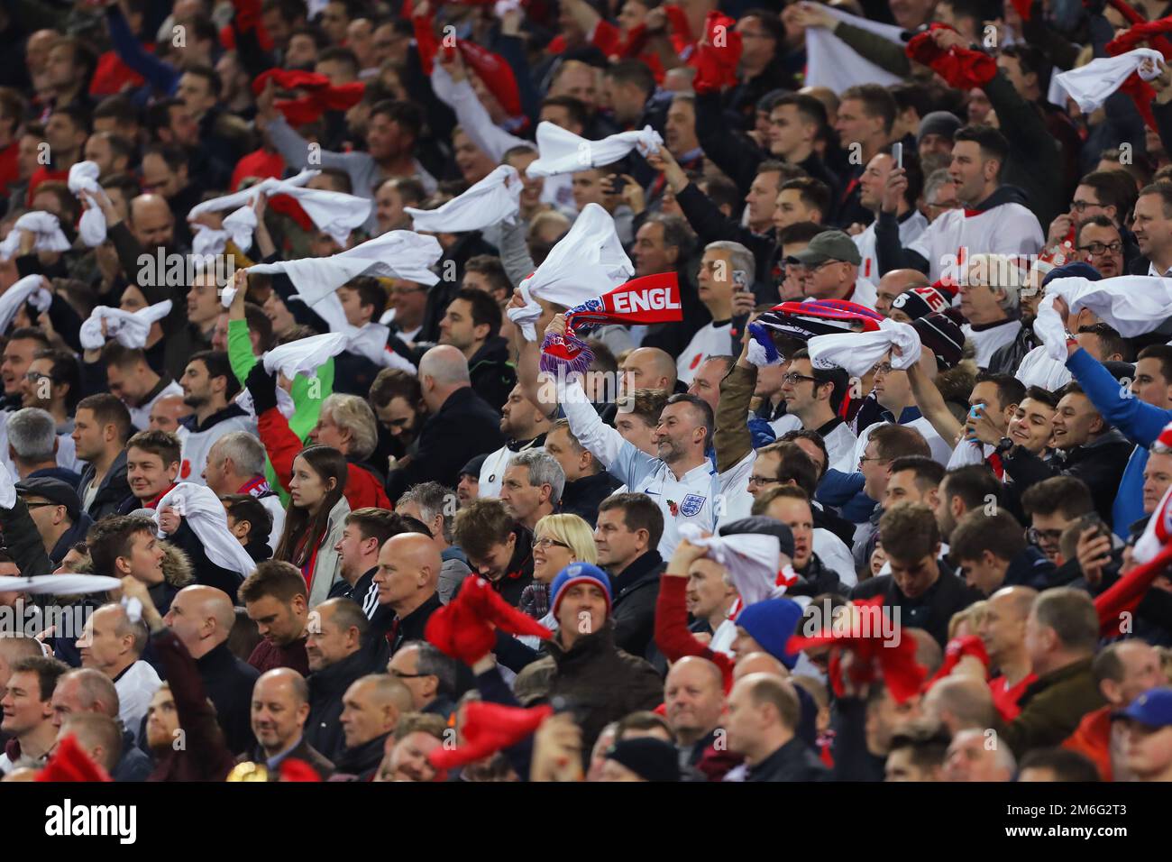 England fans - England v Scotland, FIFA 2018 World Cup Qualifying Group ...