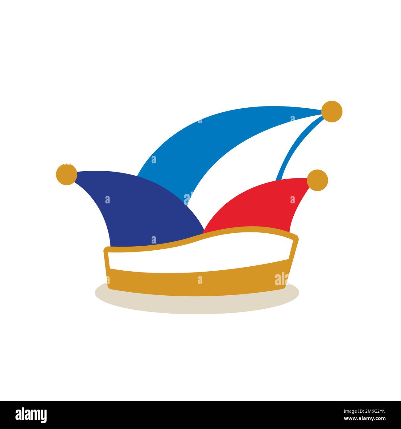 carnival traditional cap isolated on a white background Stock Vector ...