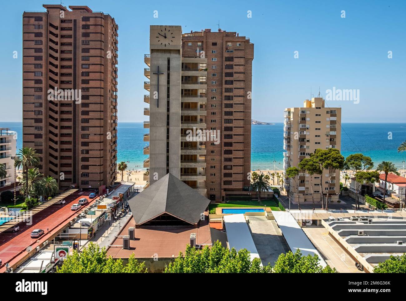 High rise buildings in Benidorm, Alicante - Spain Stock Photo - Alamy