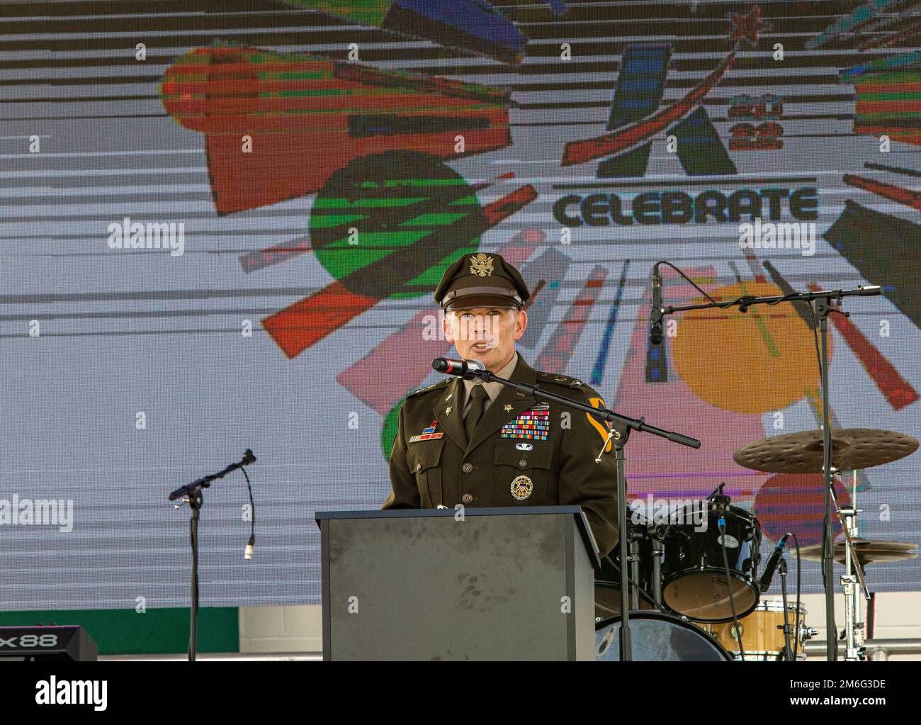 Col. Kevin S. Capra, 1st Cavalry Division chief of staff, spoke at the ...