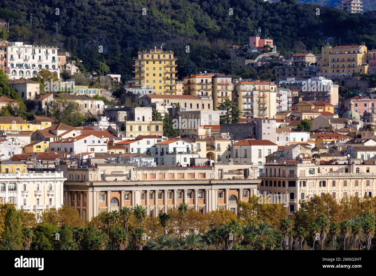 Aerial view salerno city italy hi-res stock photography and images - Alamy