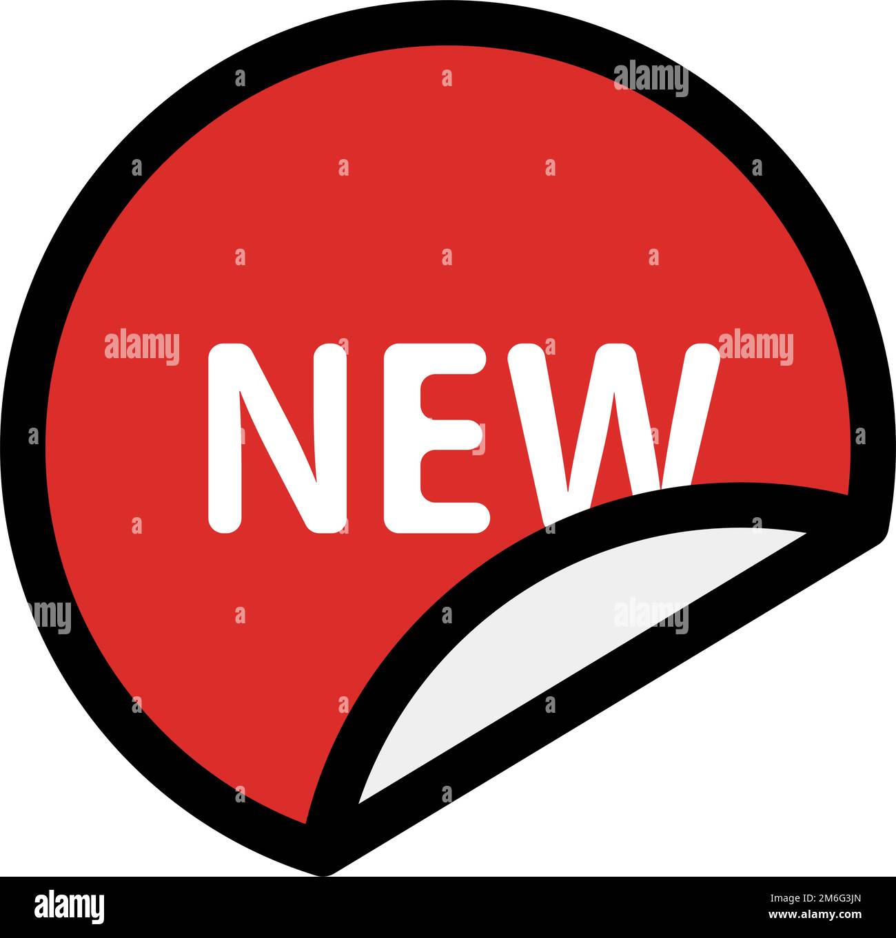 New logo sticker Cut Out Stock Images & Pictures - Alamy