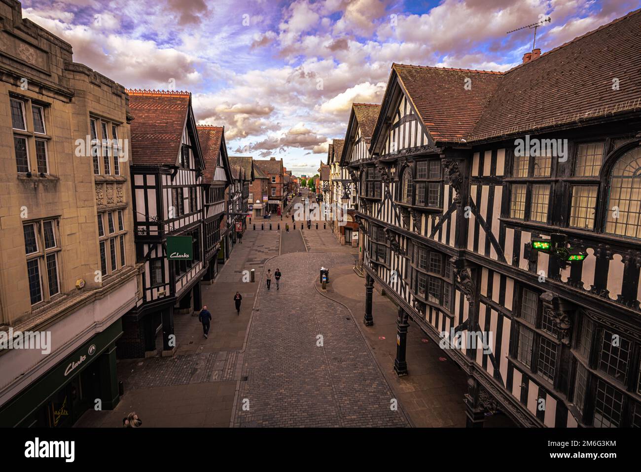 Chester - May 25 2022: Medieval town of Chester, England Stock Photo ...