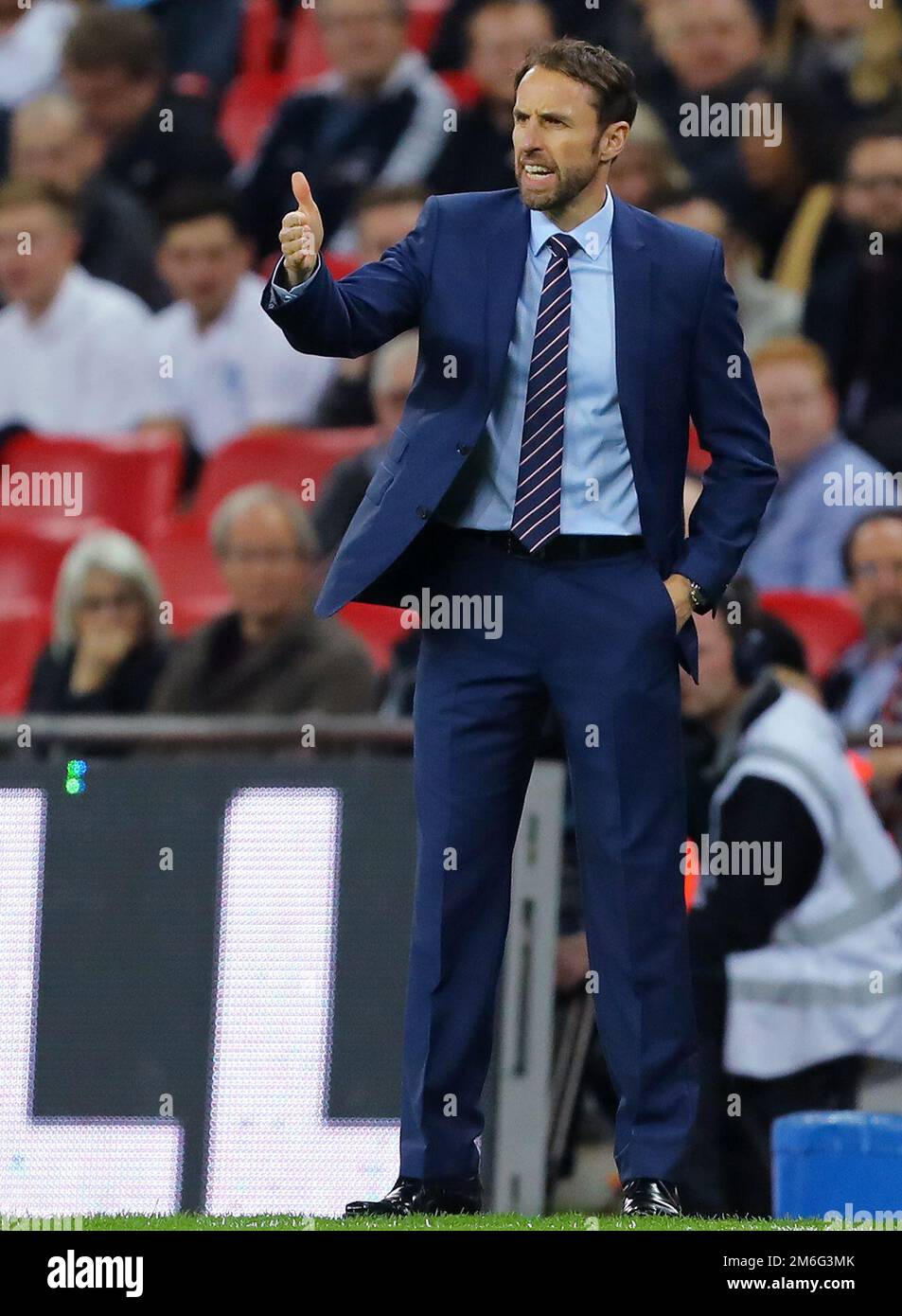 Caretaker Manager of England, Gareth Southgate - England v Spain ...