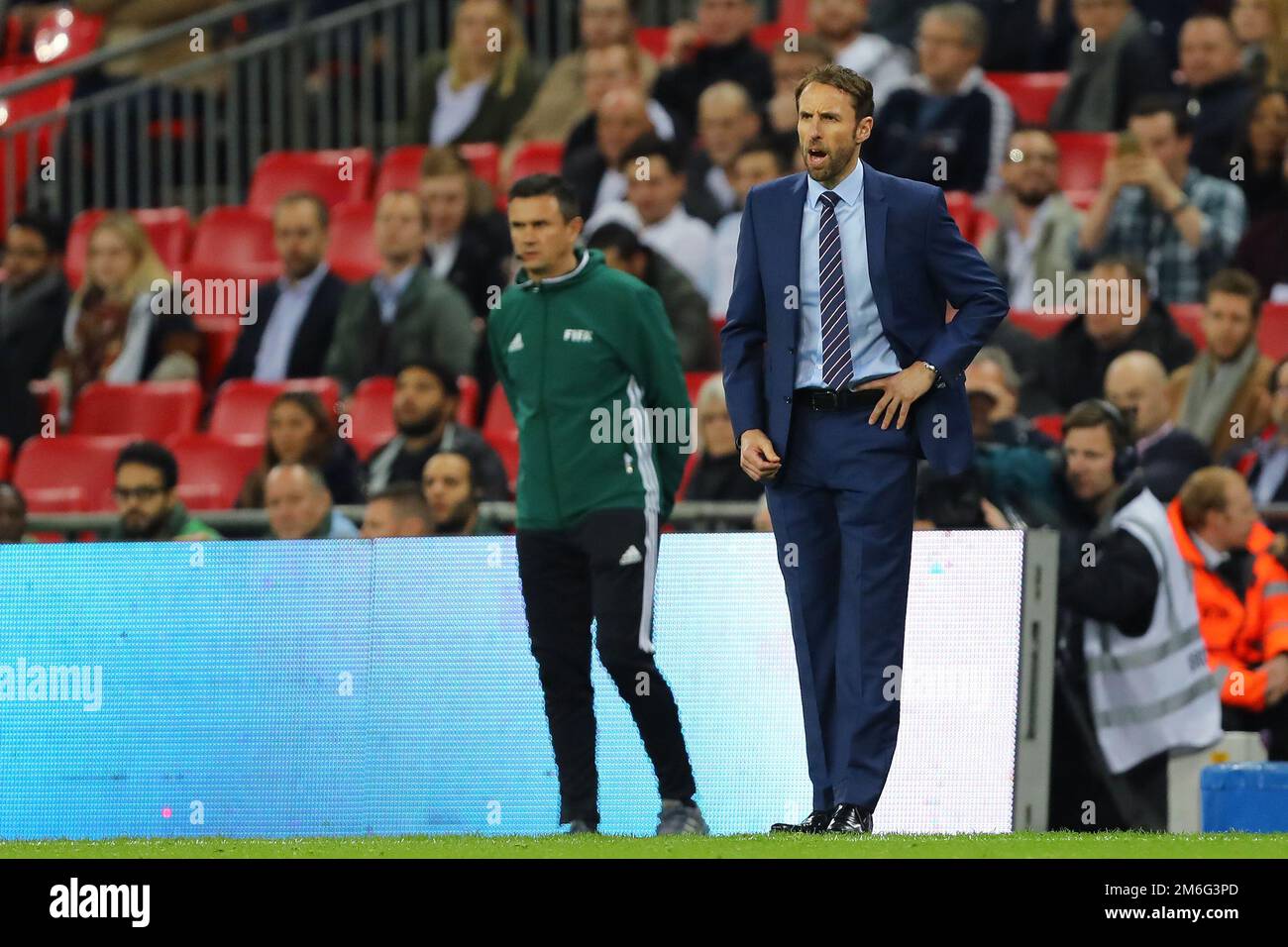 Caretaker Manager of England, Gareth Southgate - England v Spain ...