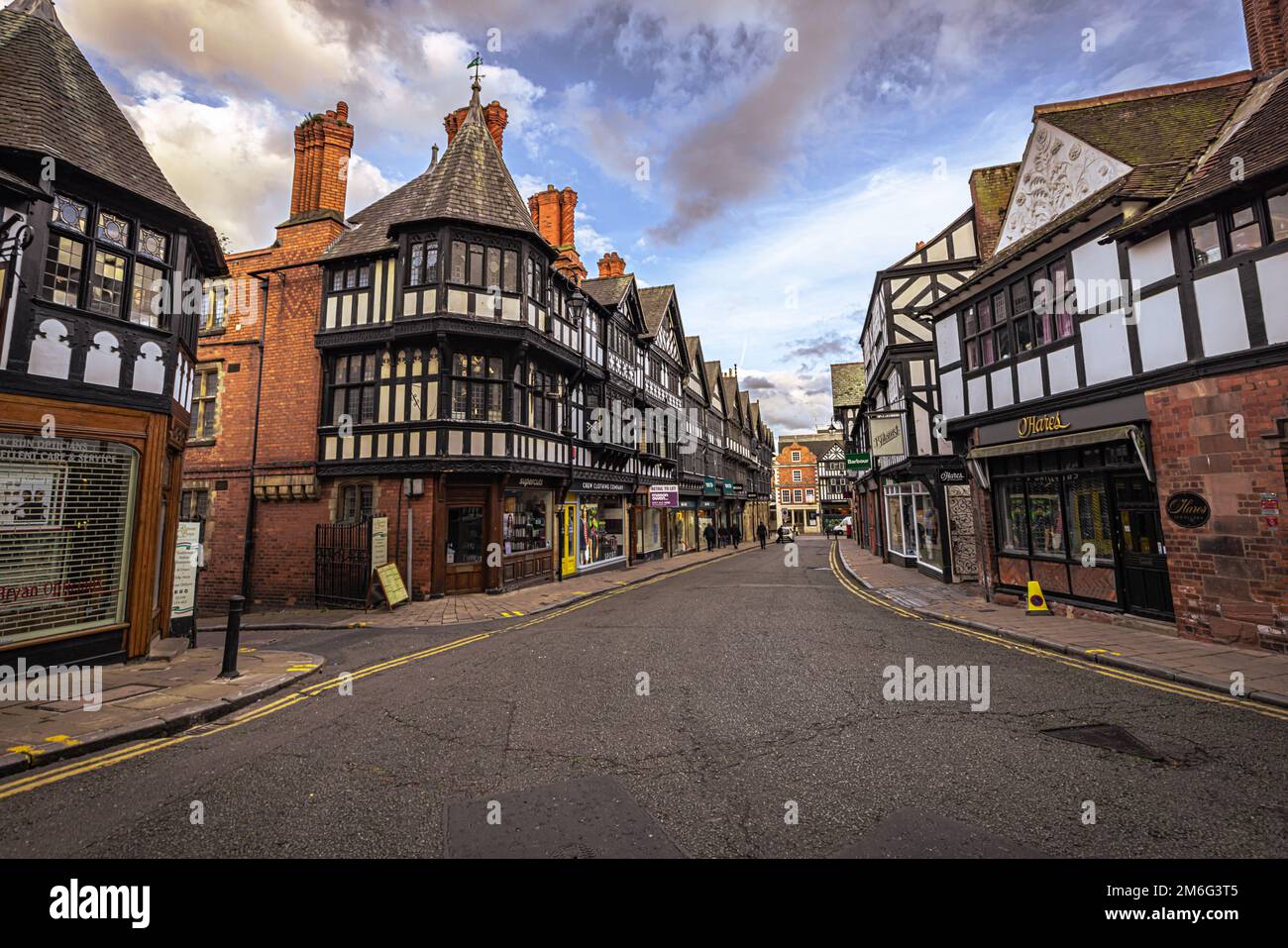 Chester - May 25 2022: Medieval town of Chester, England Stock Photo ...