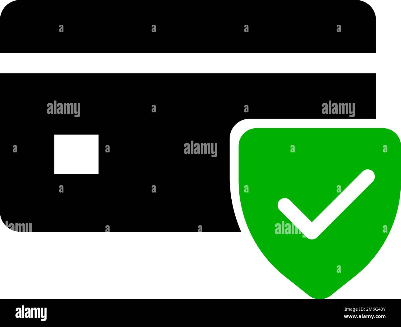 Credit card verification icon. Credit card security. Editable vector ...