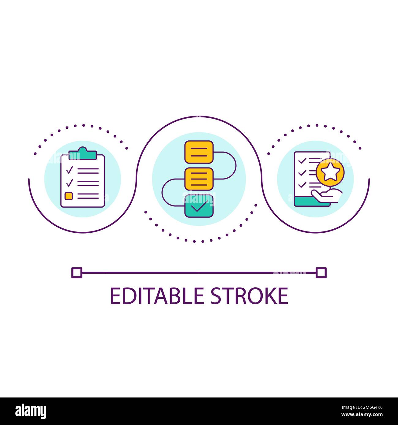 Goal completion logo hi-res stock photography and images - Alamy