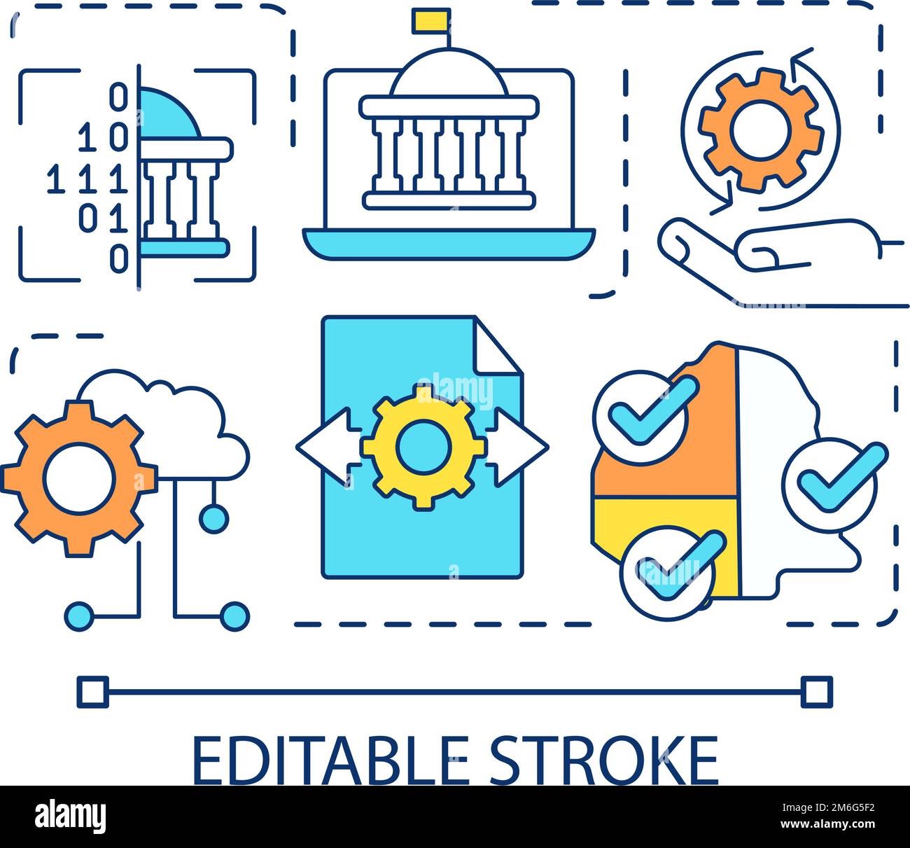 Digitization Cut Out Stock Images & Pictures - Alamy