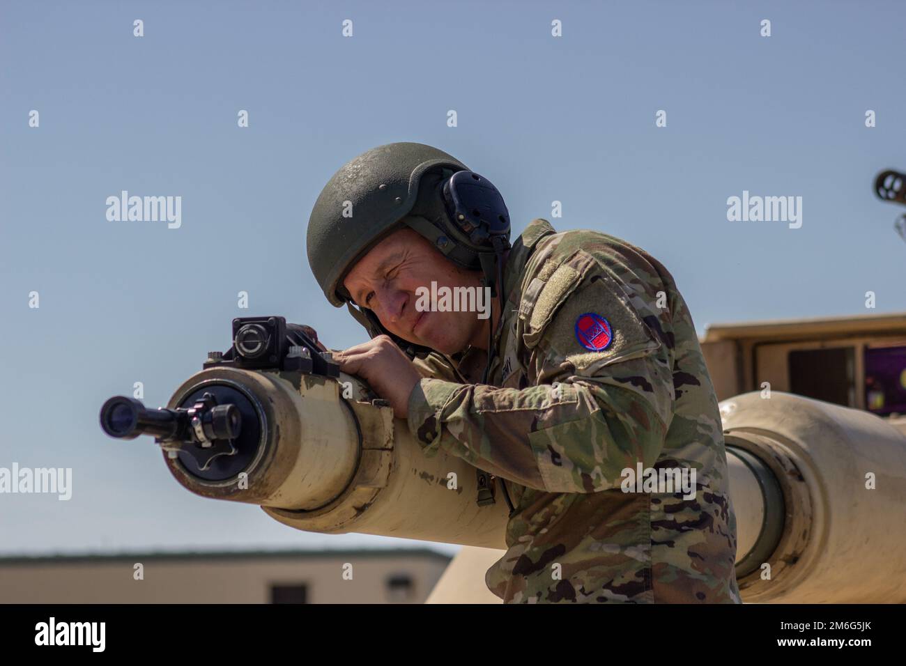 U.S. Army 1st Lt. Samuel Burke, a tank commander with 1st Battalion ...
