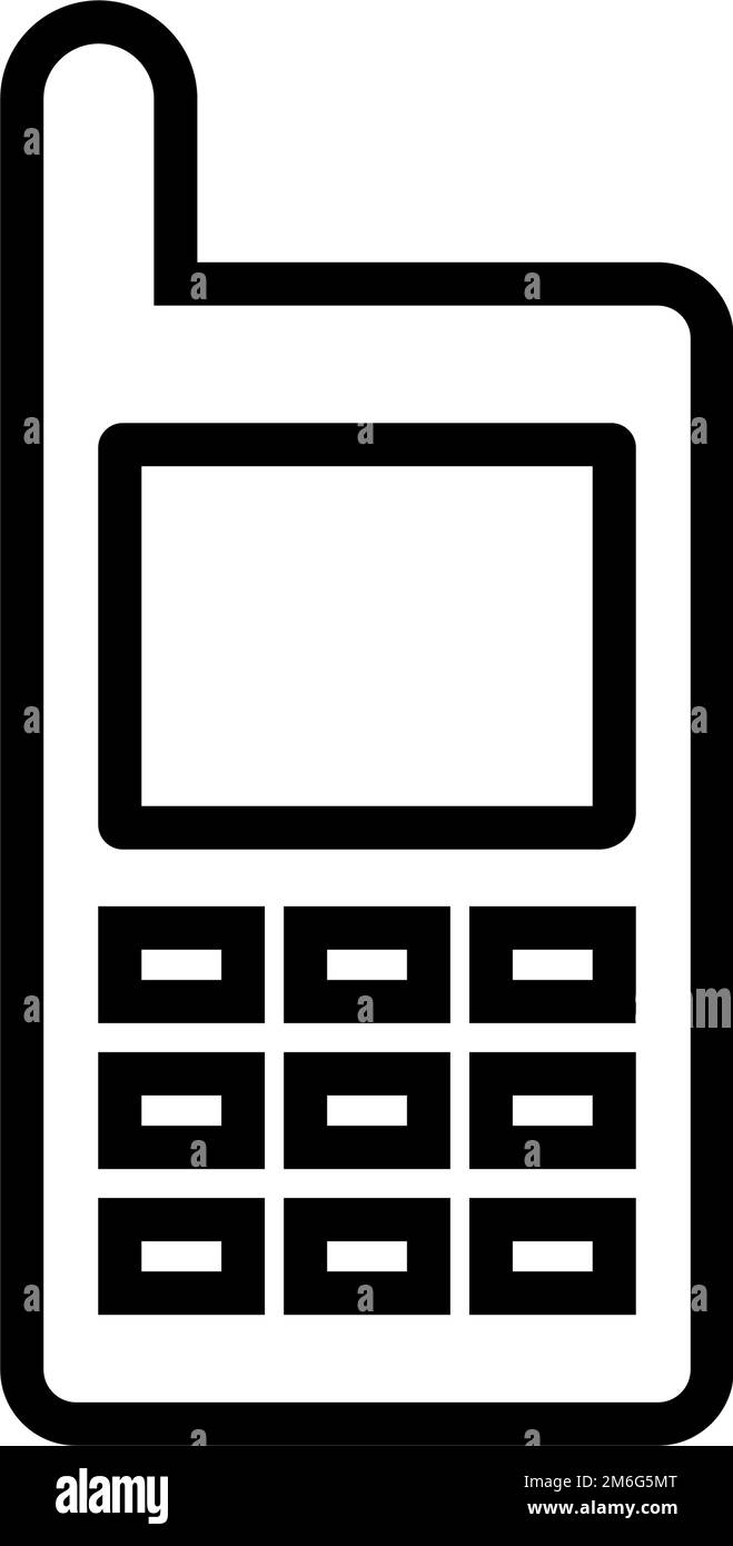 Old mobile phone Stock Vector Images - Alamy