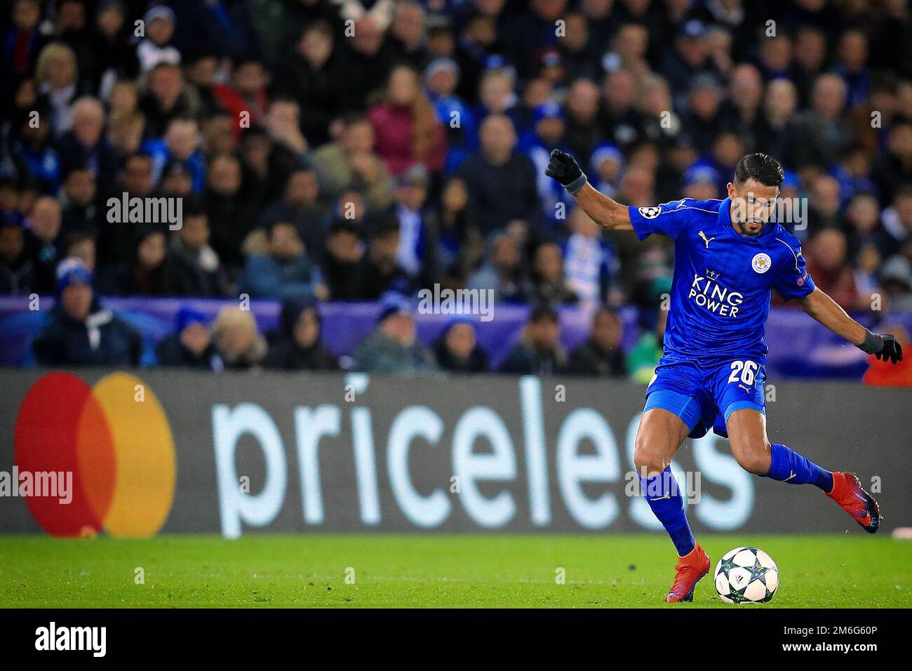 Riyad Mahrez of Leicester City - Leicester City v FC Copenhagen, UEFA ...