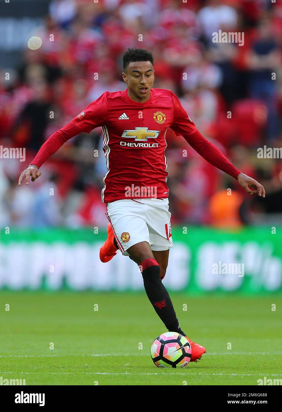 Jesse Lingard of Manchester United - Leicester City v Manchester United ...