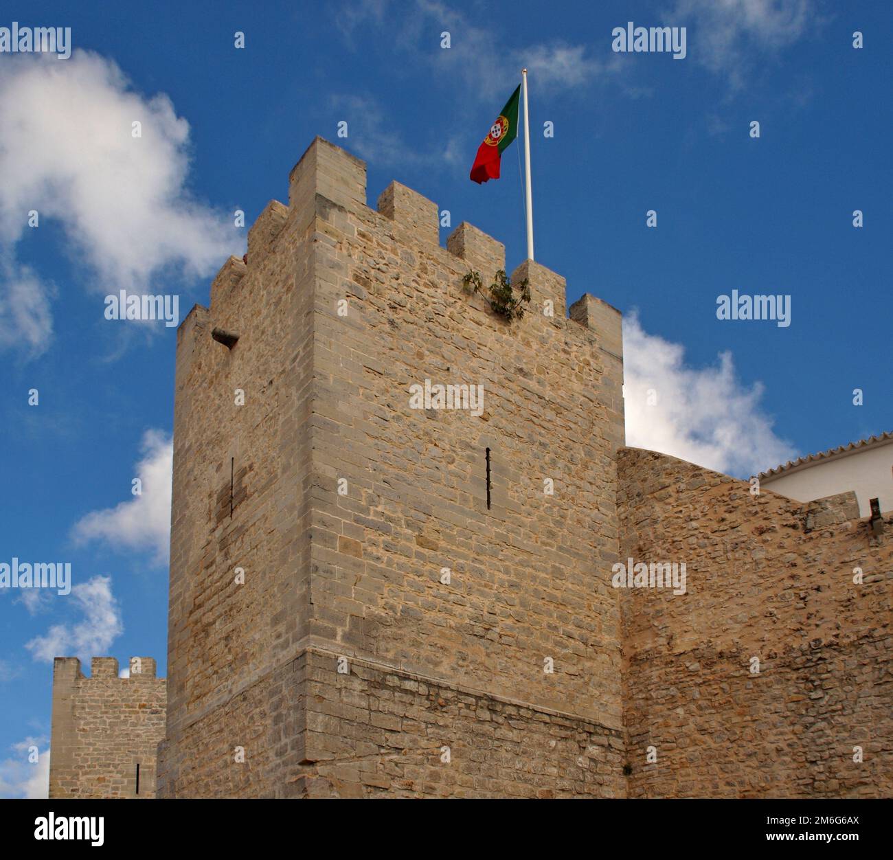Historic Loule Castle, Algarve - Portugal Stock Photo - Alamy