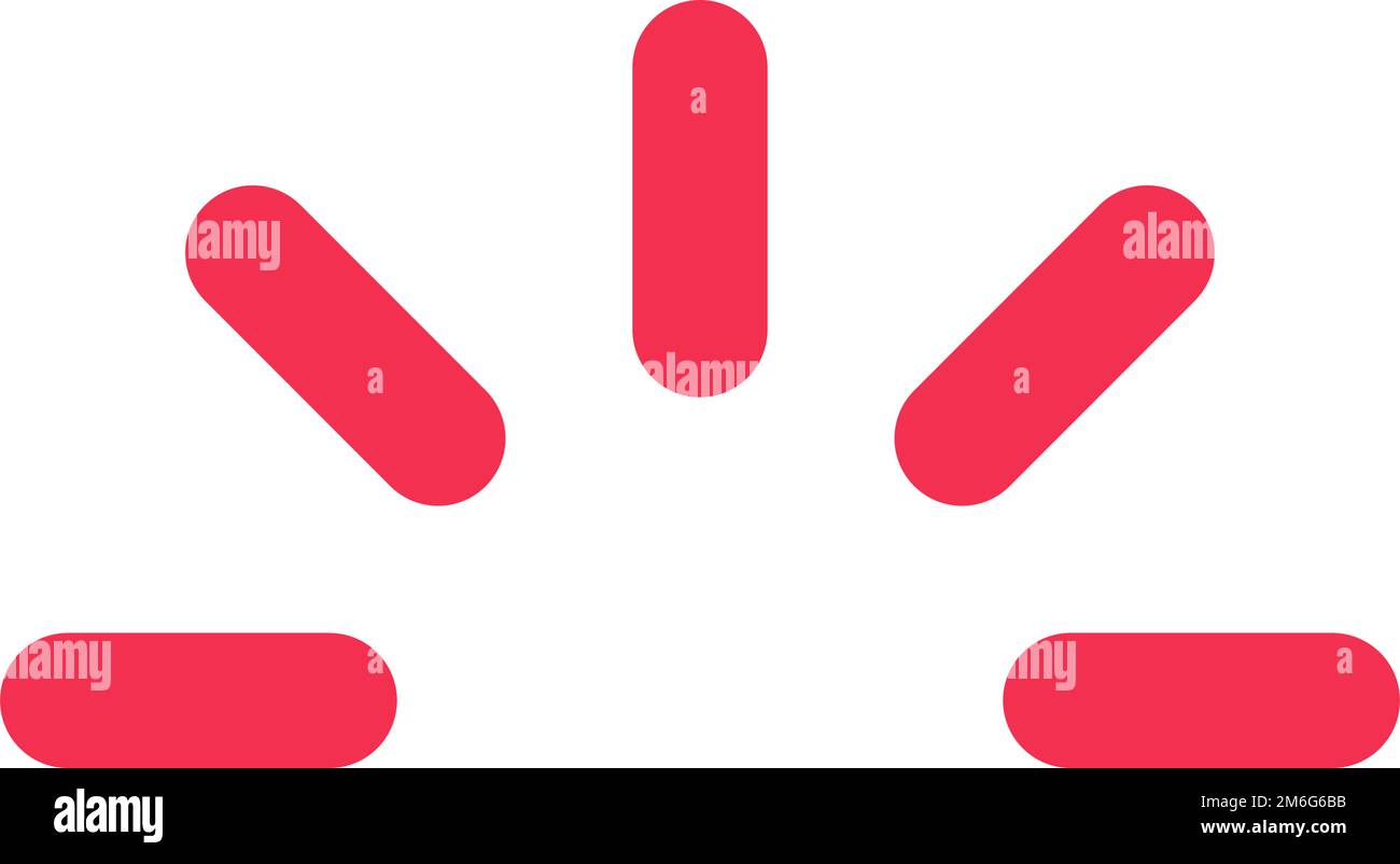 Red pop sign icon. Emphasis or surprise. Highlight. Editable vector ...