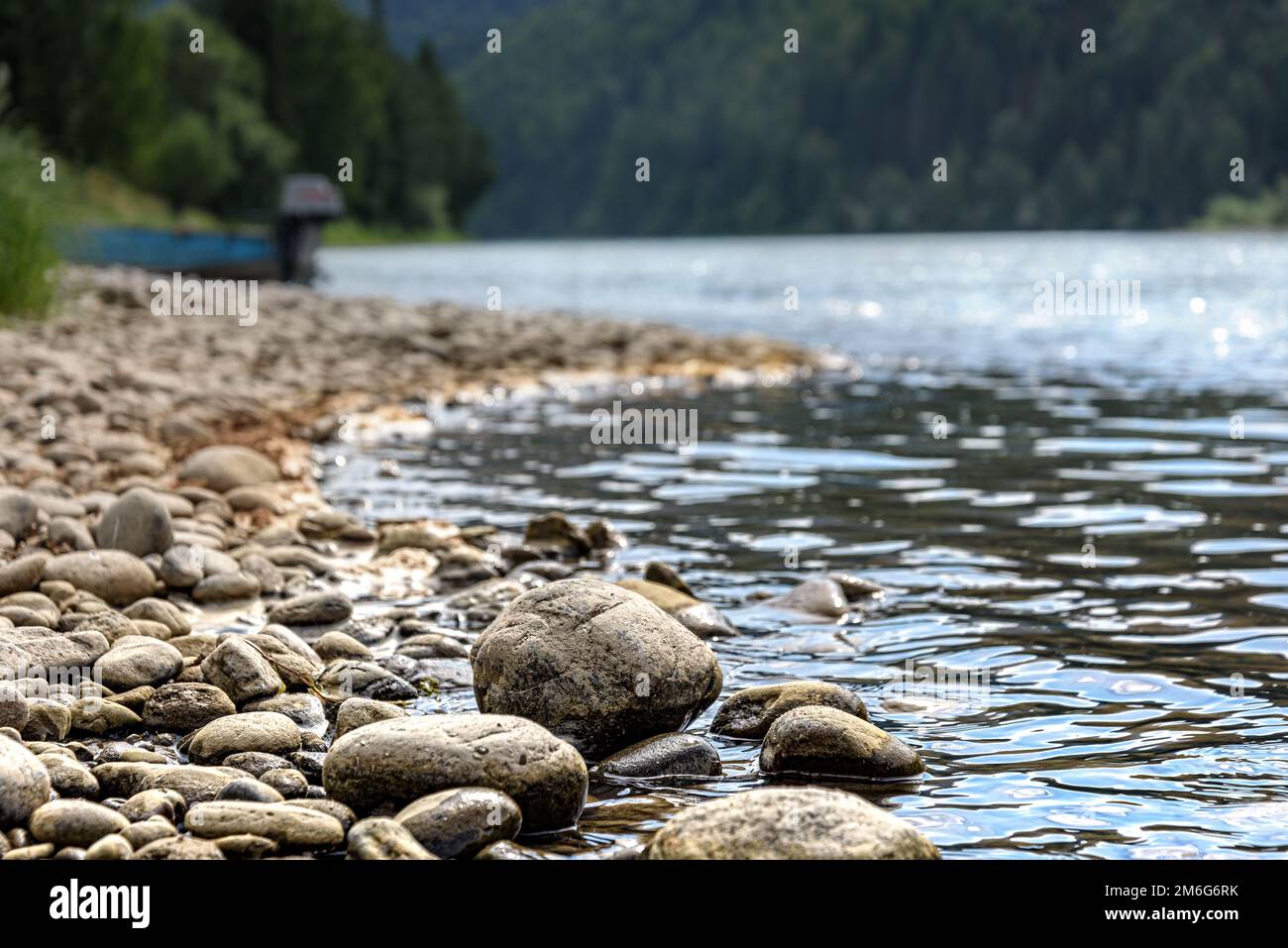Beautiful pebble beach close hi-res stock photography and images - Alamy