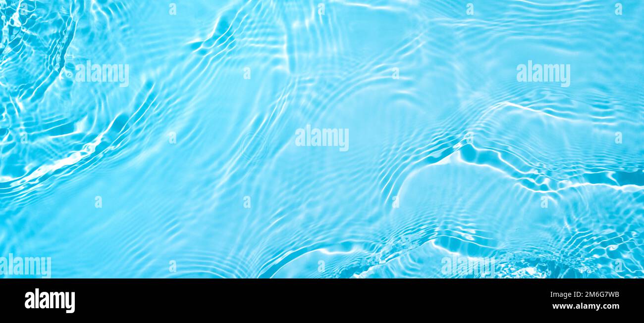 transparent blue clear calm water surface wave texture Stock Photo - Alamy