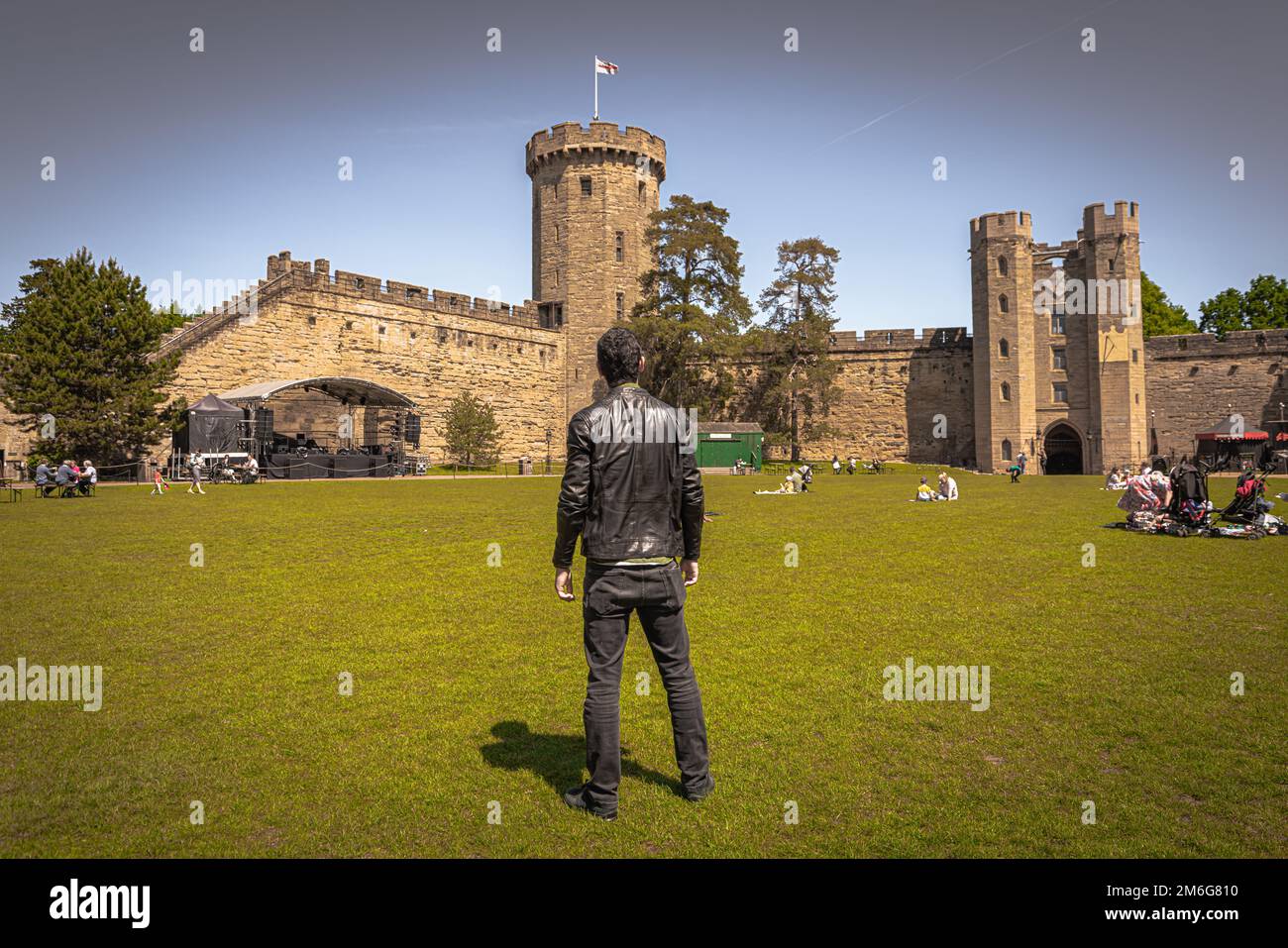Warwick - May 27 2022: Epic Castle of Warwick, England Stock Photo - Alamy