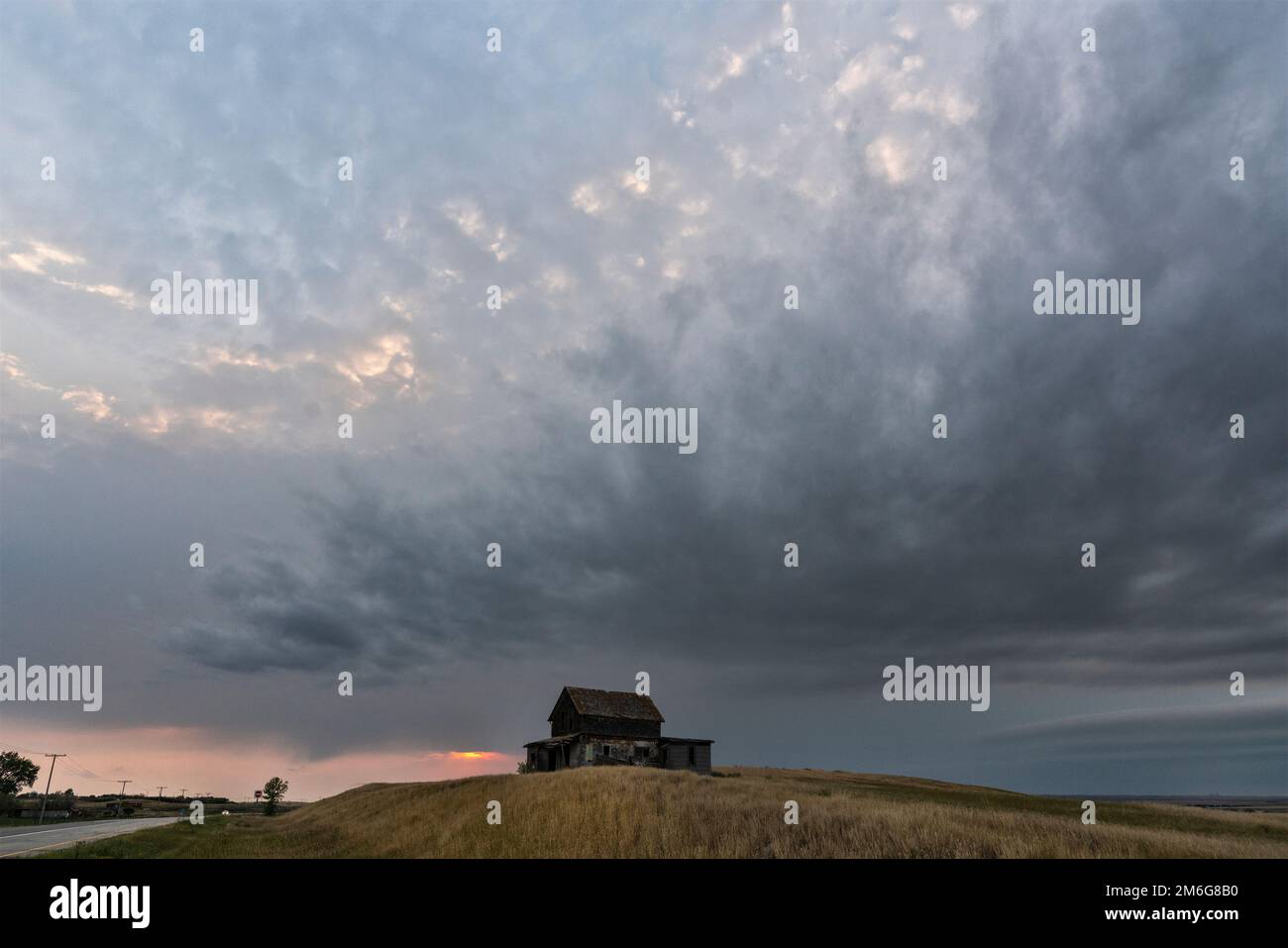 Prairie Storm Canada Stock Photo - Alamy