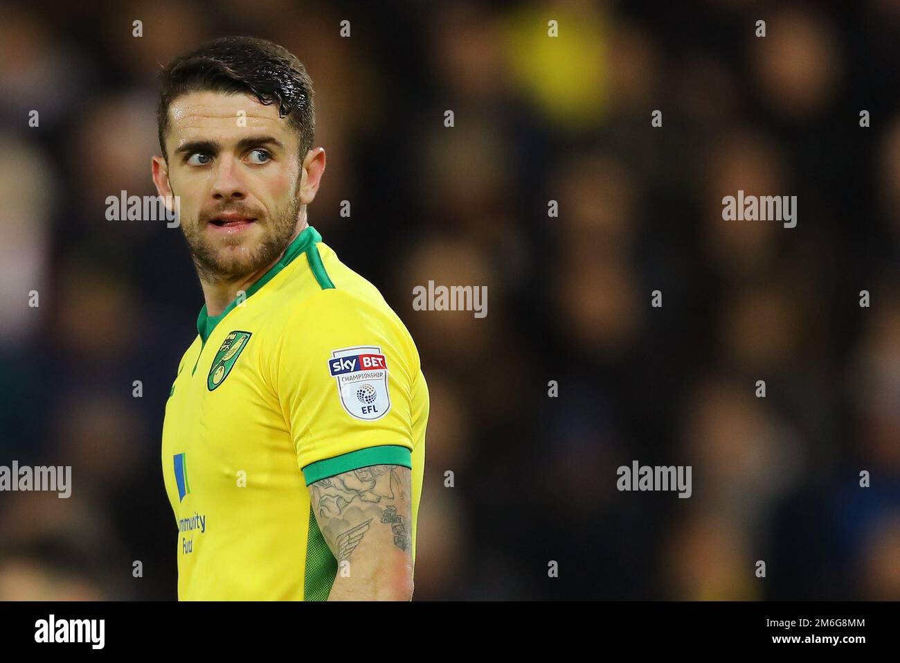 Robbie Brady of Norwich City - Norwich City v Brentford, Sky Bet ...