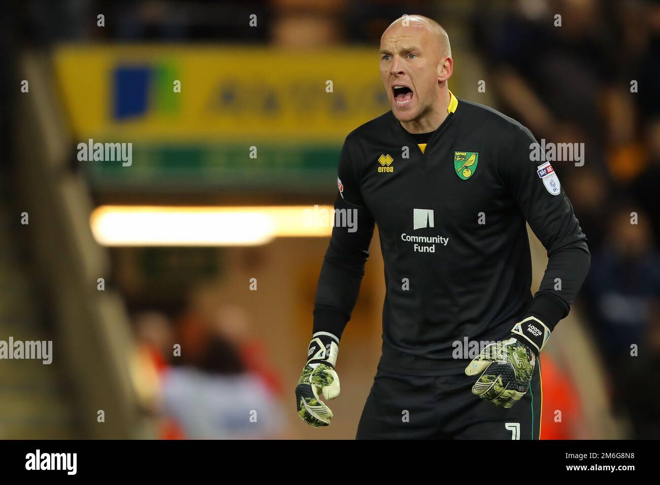 John Ruddy of Norwich City - Norwich City v Brentford, Sky Bet ...
