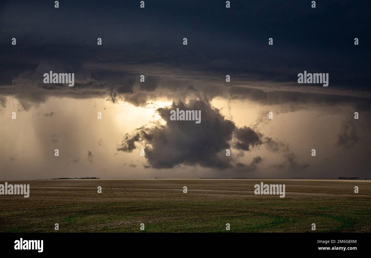 Prairie Storm Canada Stock Photo - Alamy