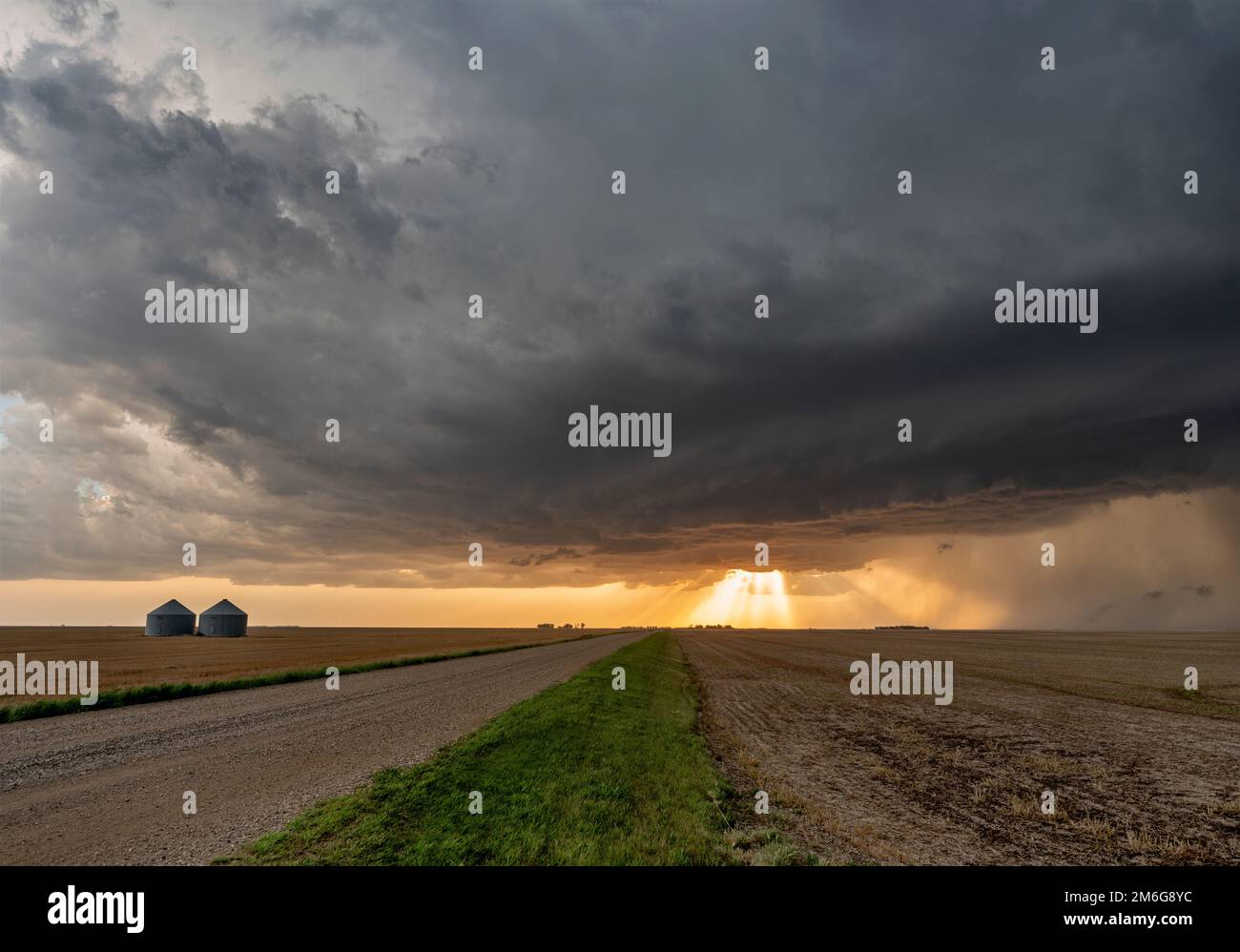 Prairie Storm Canada Stock Photo - Alamy