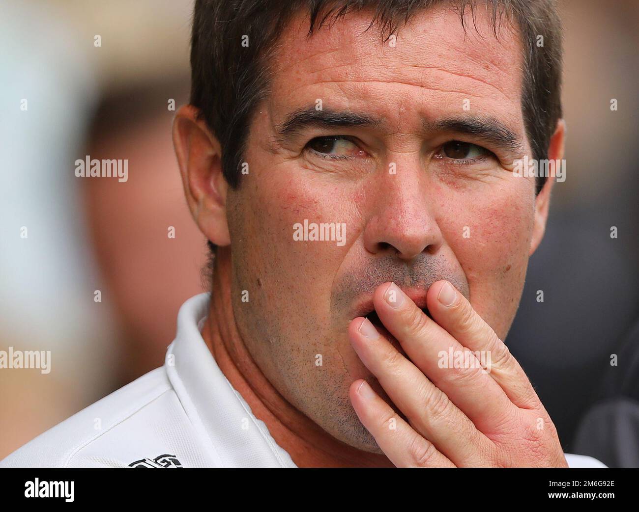 Manager of Burton Albion, Nigel Clough - Norwich City v Burton Albion ...