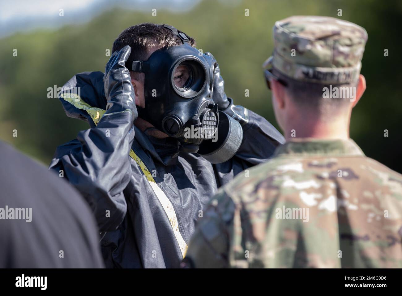 Soldiers from the Alabama National Guard's 31st CBRN Brigade and ...