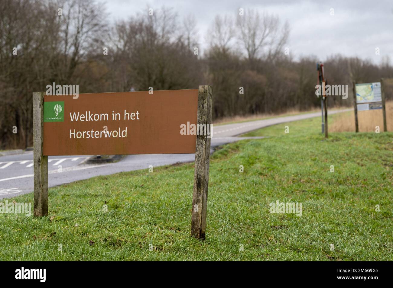 ZEEWOLDE - Netherlands, 04/01/2023, ZEEWOLDE - The location where the ...