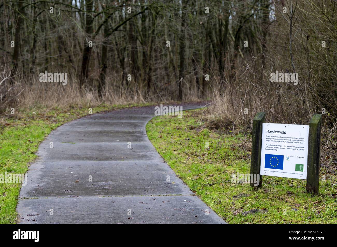 ZEEWOLDE - Netherlands, 04/01/2023, ZEEWOLDE - The location where the ...
