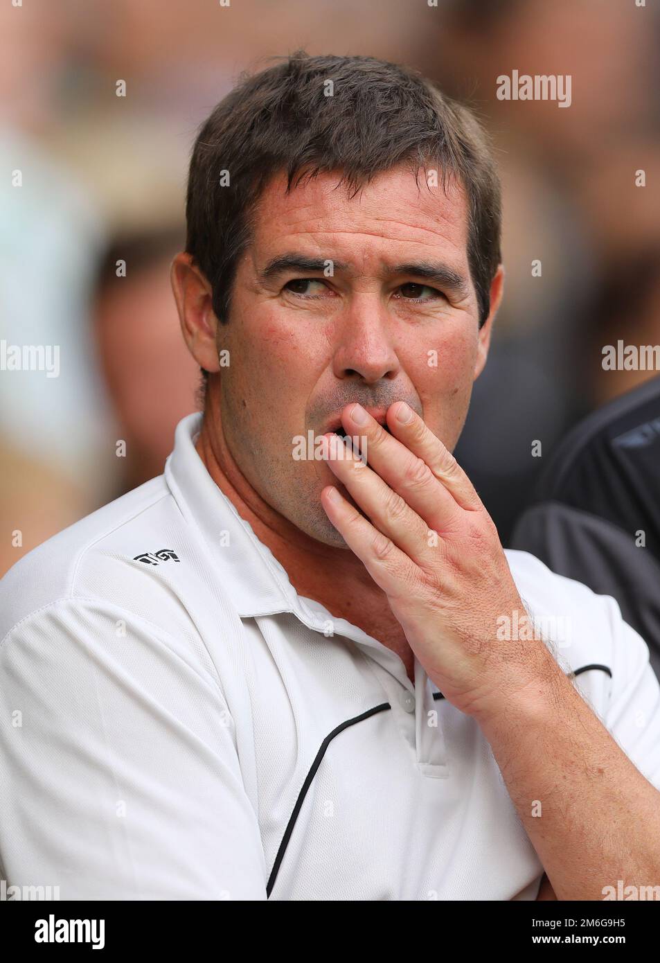 Manager of Burton Albion, Nigel Clough - Norwich City v Burton Albion ...
