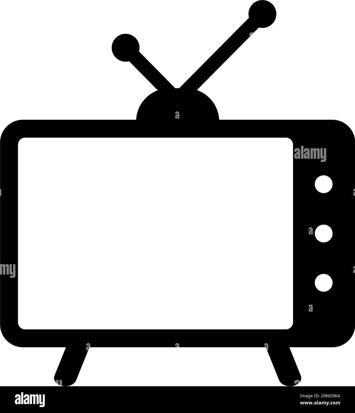 Retro classic tv antenna hi-res stock photography and images - Alamy