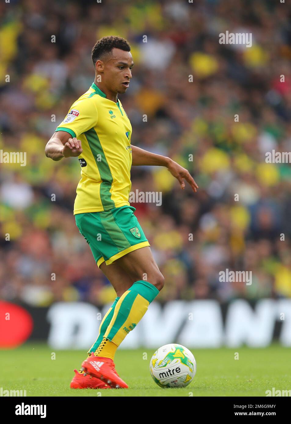 Jacob Murphy of Norwich City - Norwich City v Burton Albion, Sky Bet ...