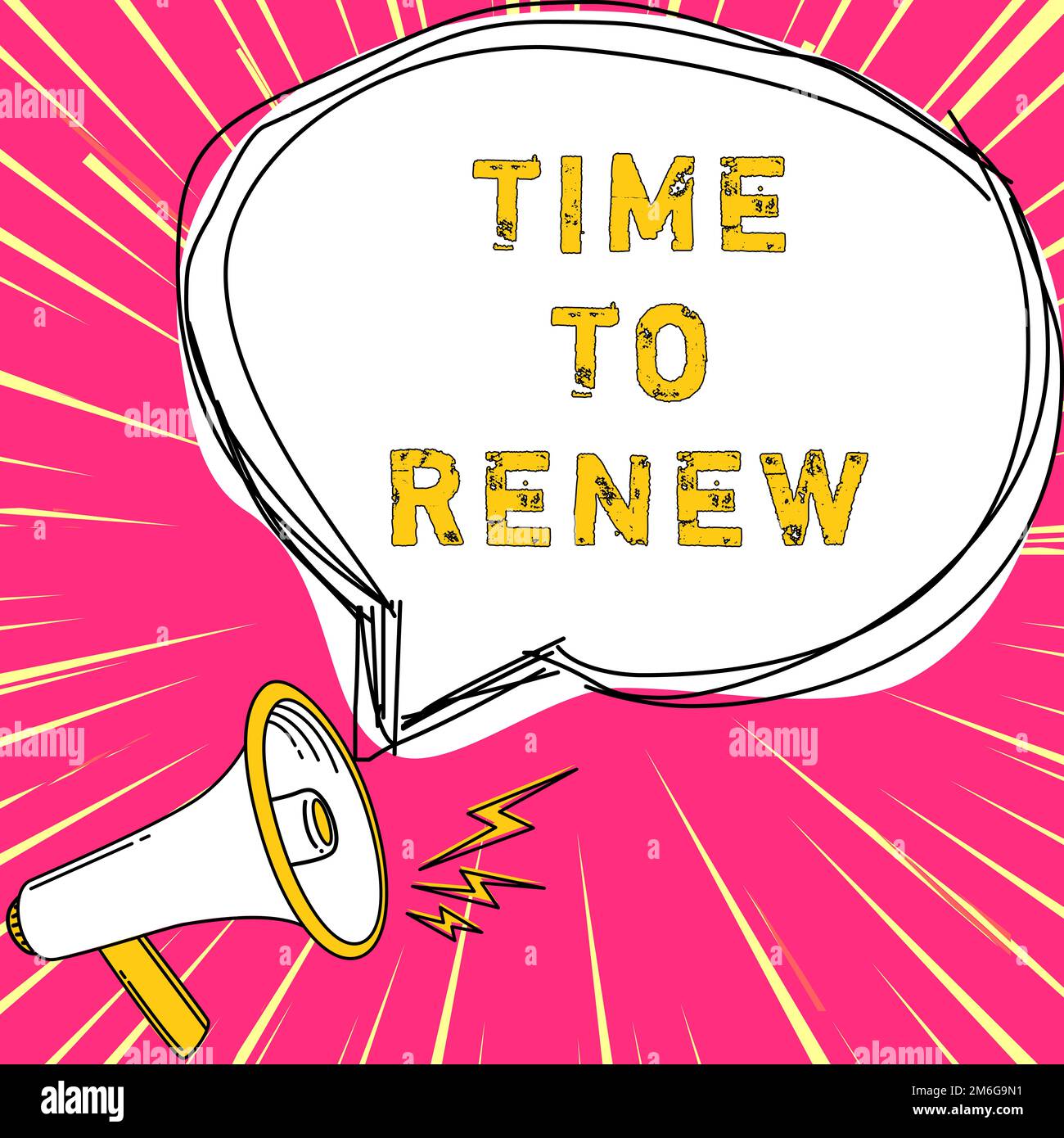 Conceptual caption Time To Renew. Business idea Continue the insurance ...