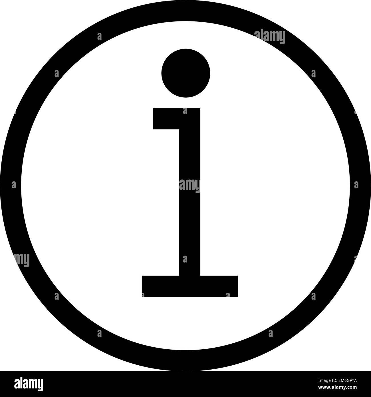 Simple information sign. Guide mark. Editable vector Stock Vector Image ...