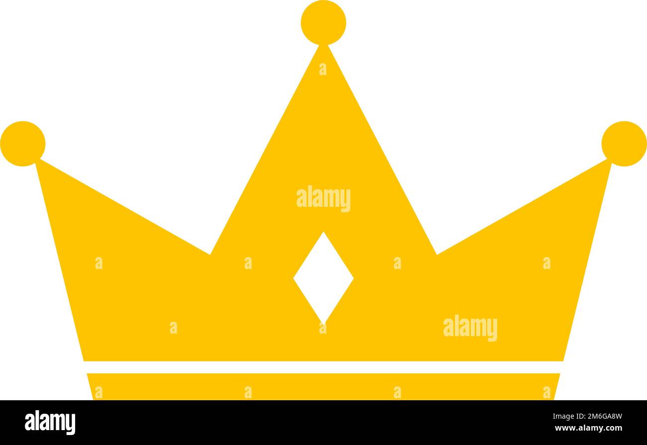 King's crown. The winning icon. Editable vector Stock Vector Image ...