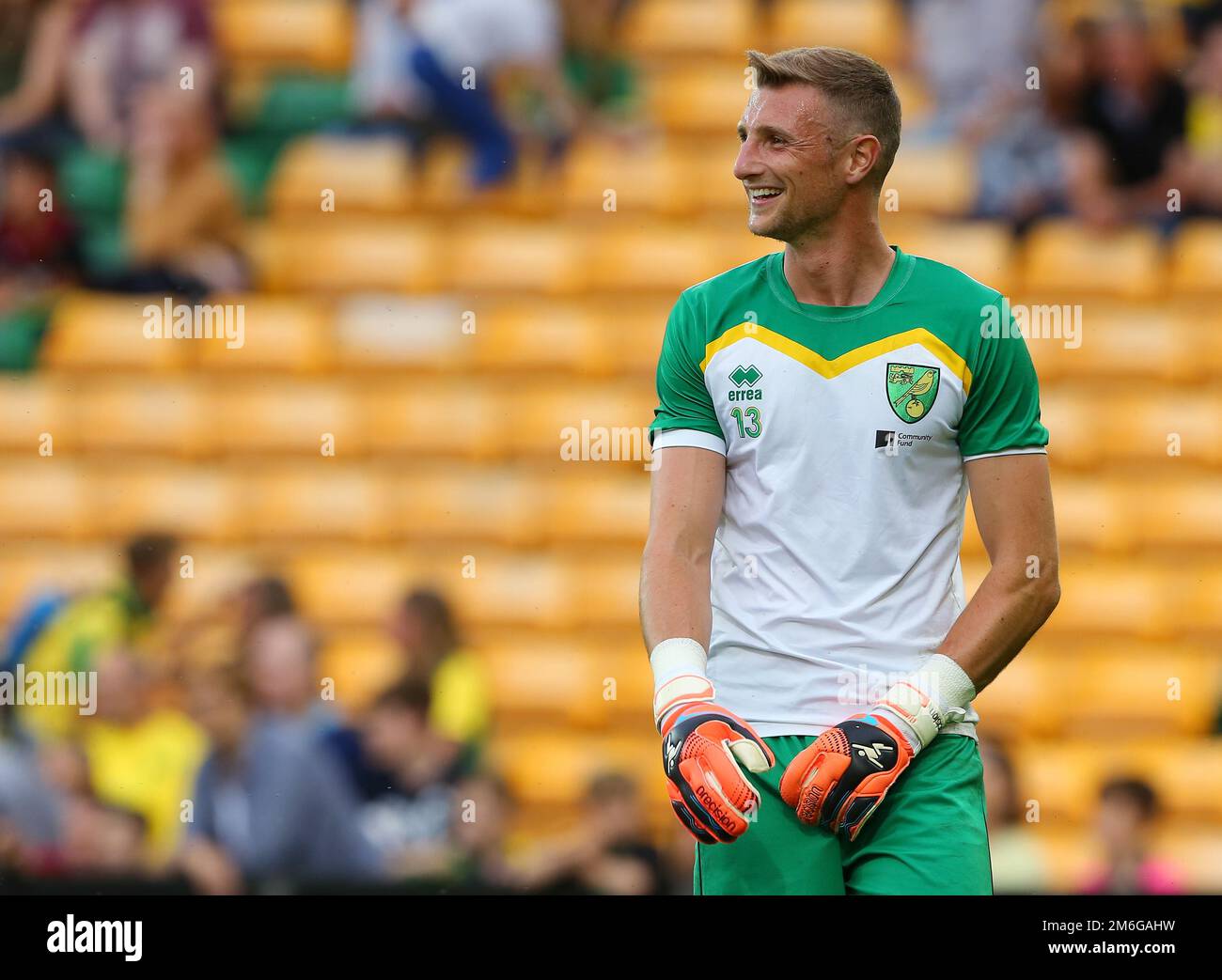 Declan Rudd of Norwich City - Norwich City v Coventry City, Pre-Season ...