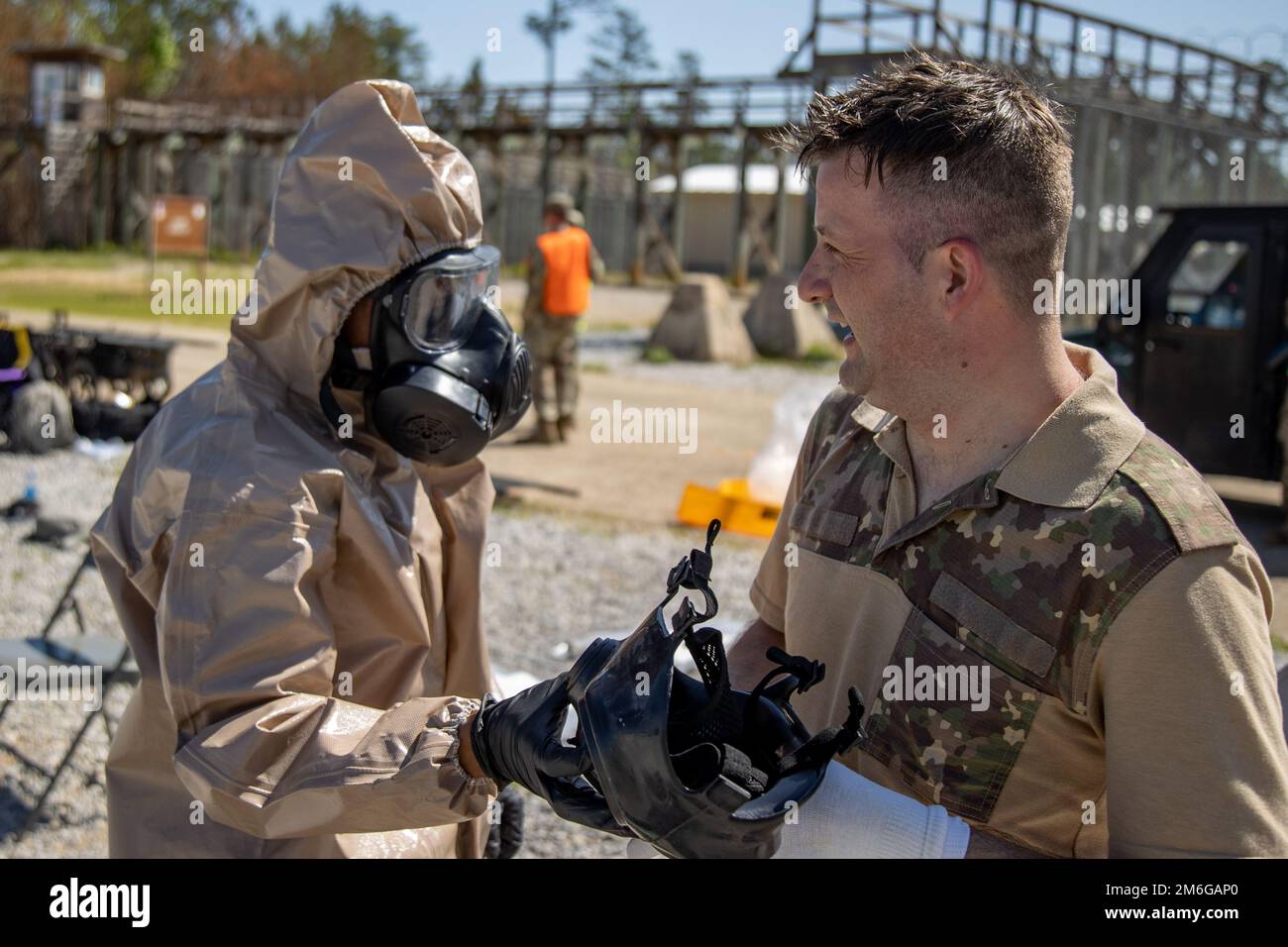 Soldiers from the Alabama National Guard's 31st CBRN Brigade and ...